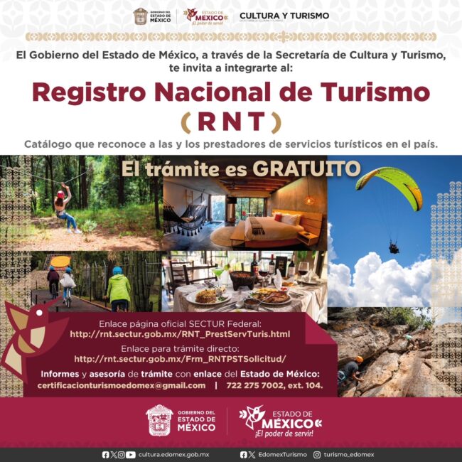 Invita GEM a inscribirse al Registro Nacional de Turismo - News Report MX